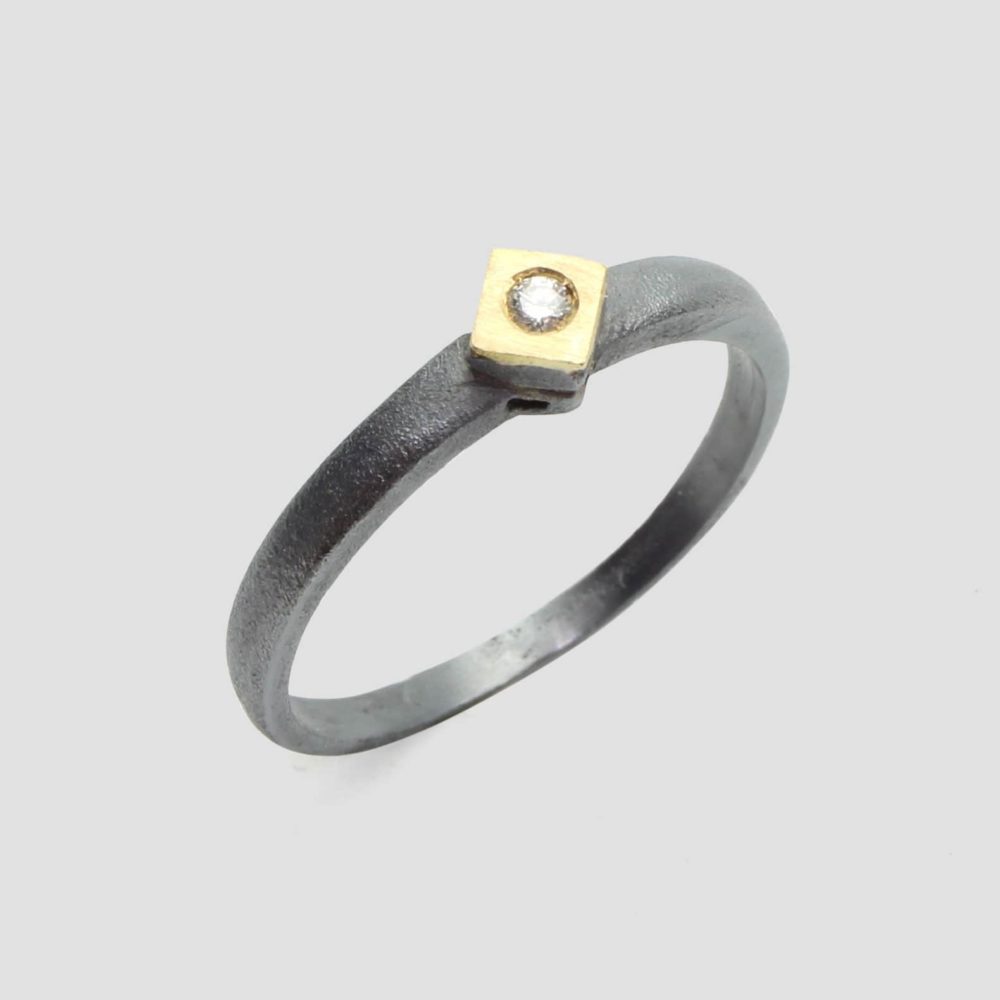 Anillo diamante | Comín - joyería creativa