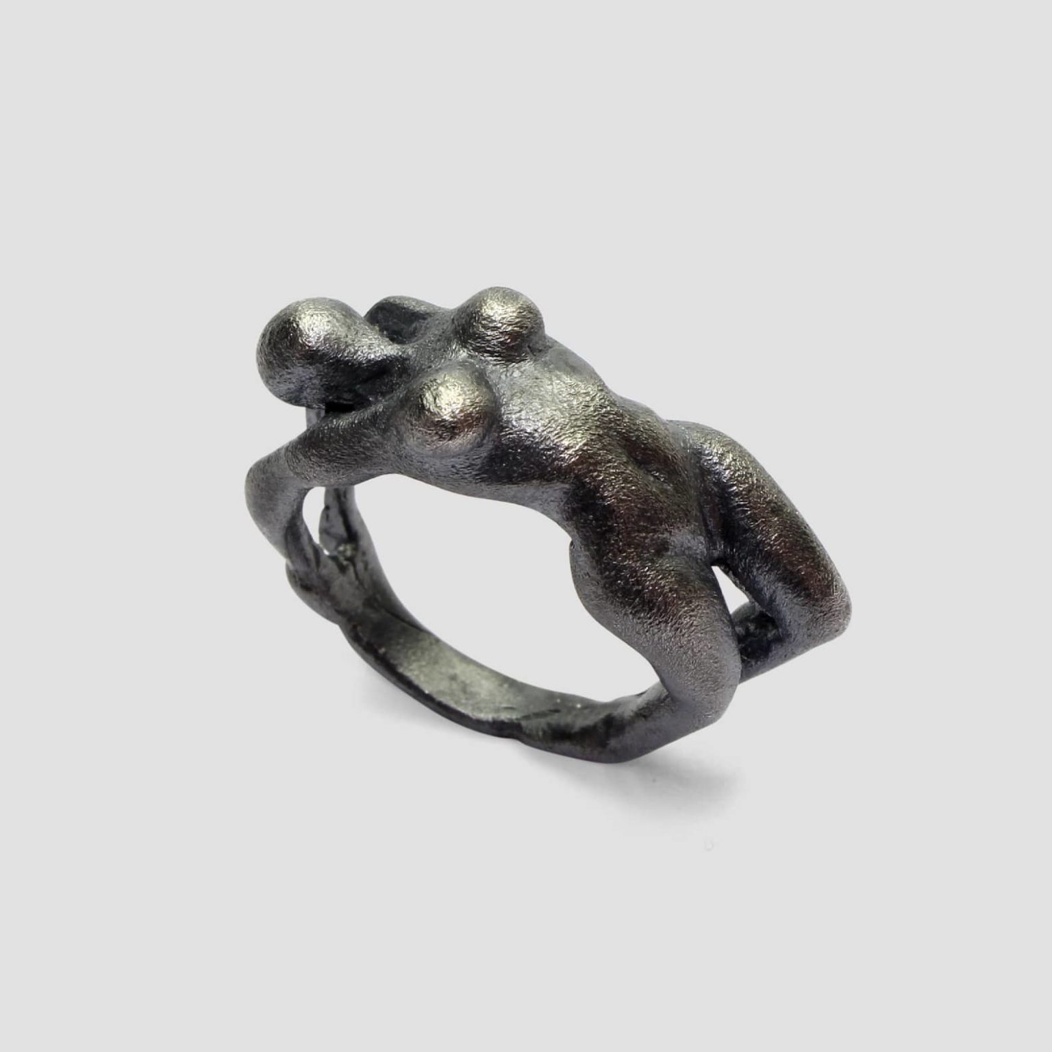 Anillo plata • cuerpo mujer | Comín - joyería creativa